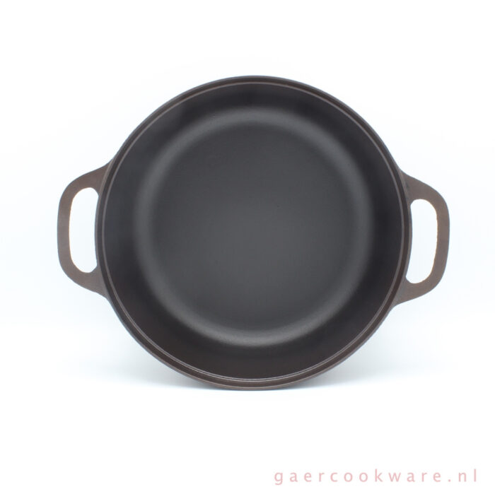 Fontignac gietijzeren braadpan, seasoned 28 cm • Gaer Cookware