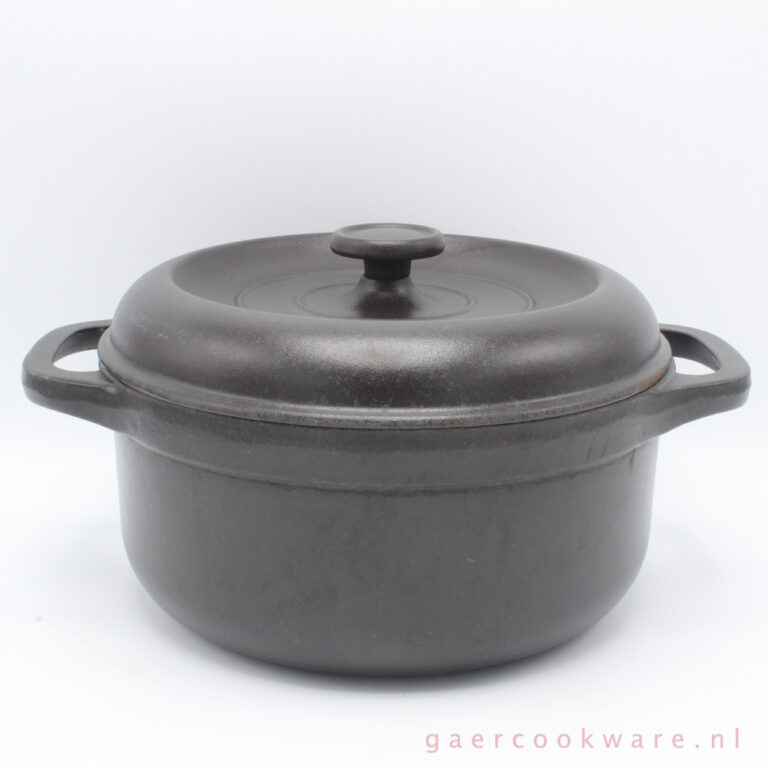 Fontignac gietijzeren braadpan, zwart 22 cm • Gaer Cookware